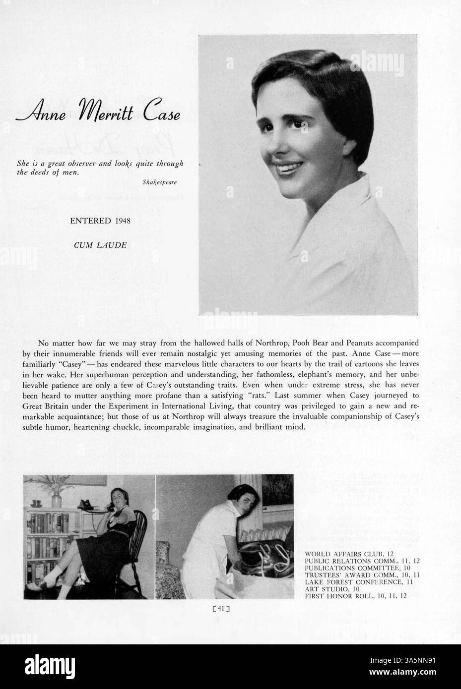 This 1958 edition of northrop collegiates tatler yearbook captures ...