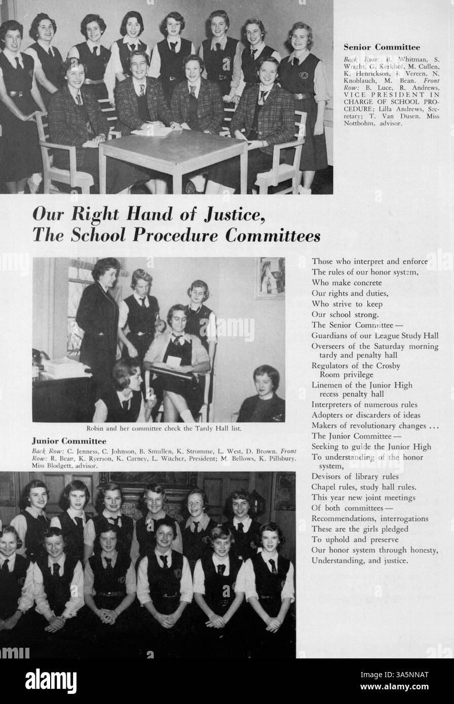 Northrop Collegiate's 1958 yearbook captures the essence of the school ...