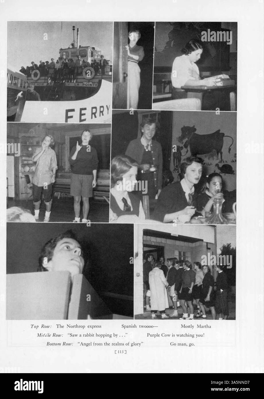 This edition of the 1958 'Tatler' yearbook documents student life ...