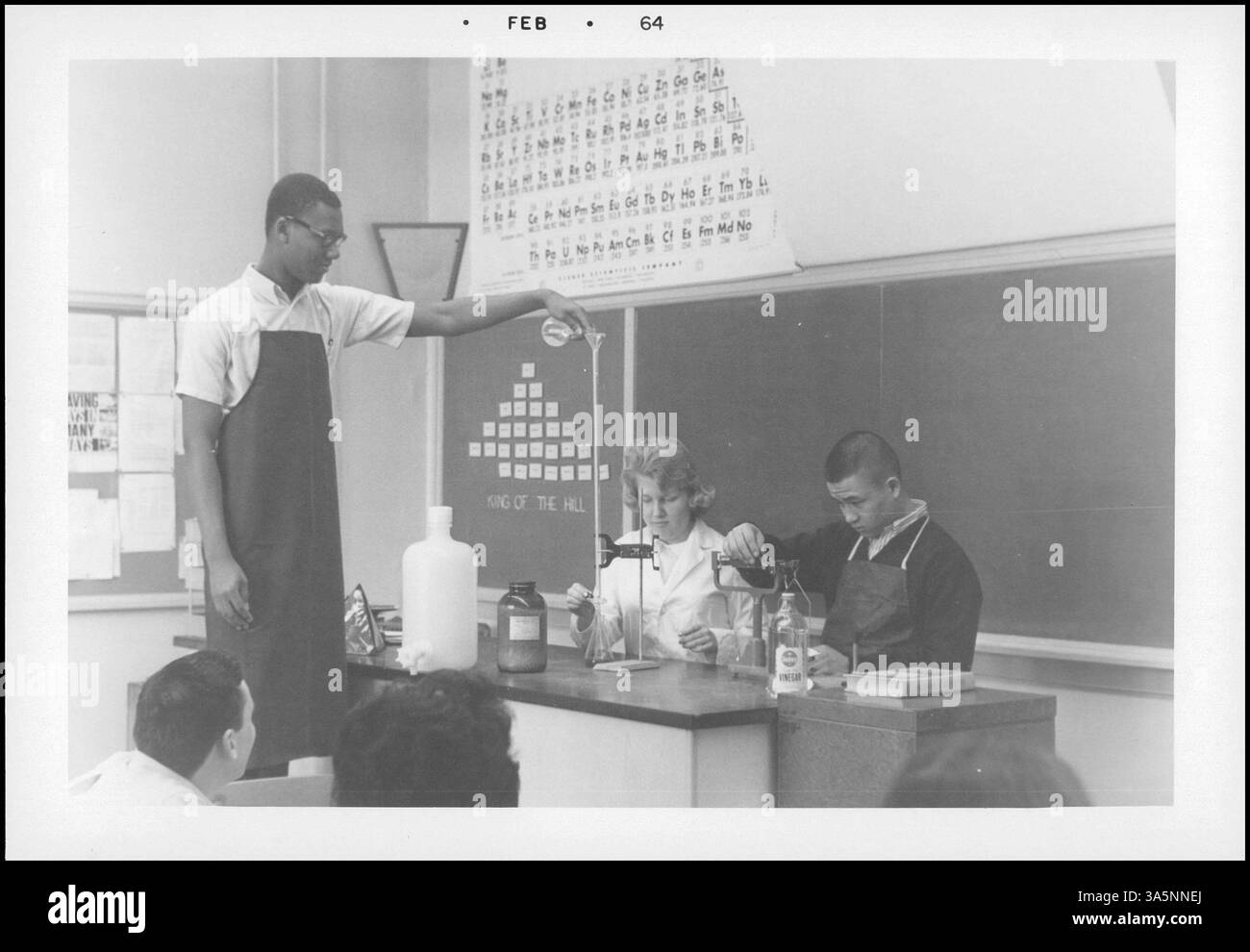 In 1963, ten newly built or renovated science rooms for junior and ...