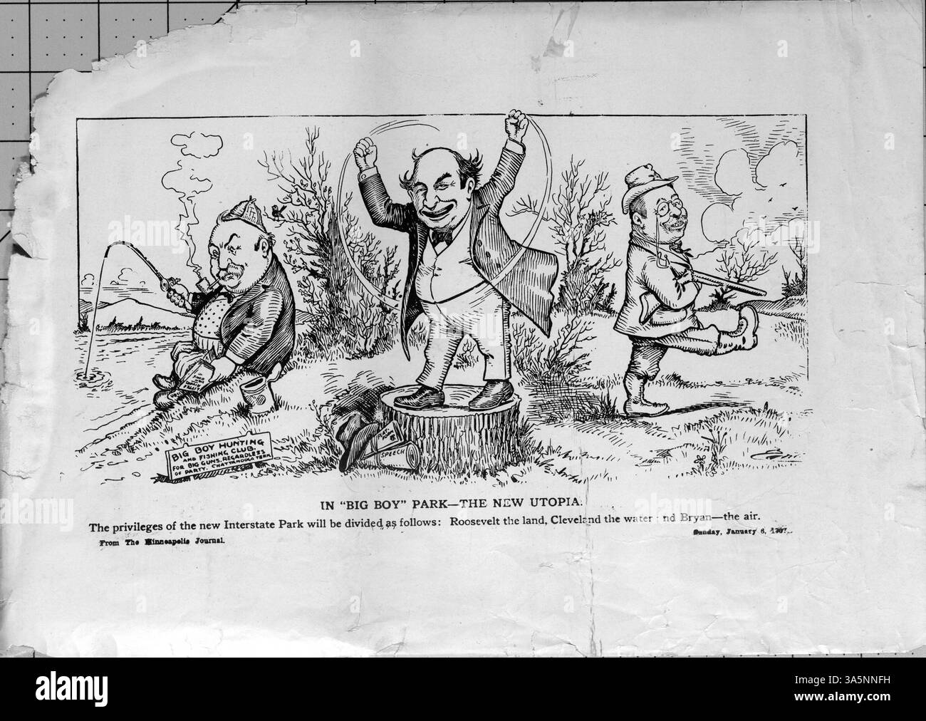 The satirical cartoon depicts roosevelt hi-res stock photography and ...