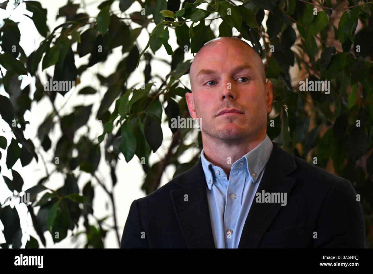 Canberra, Australia. 24th Mar, 2025. Independent Senator David Pocock ...