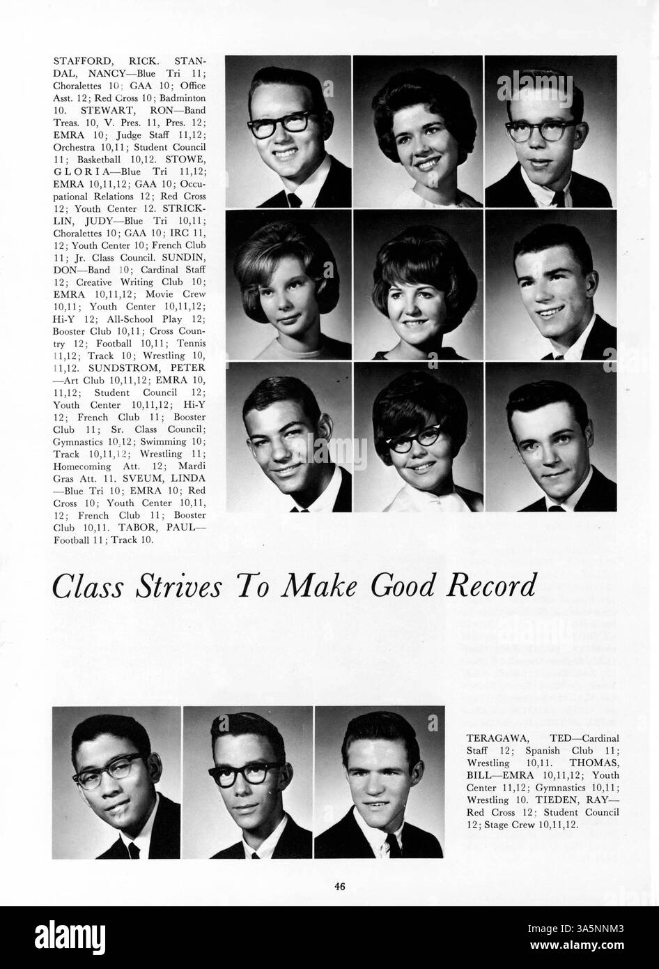 The 1964 Marshall High School Yearbook Showcases The Students Hi Res