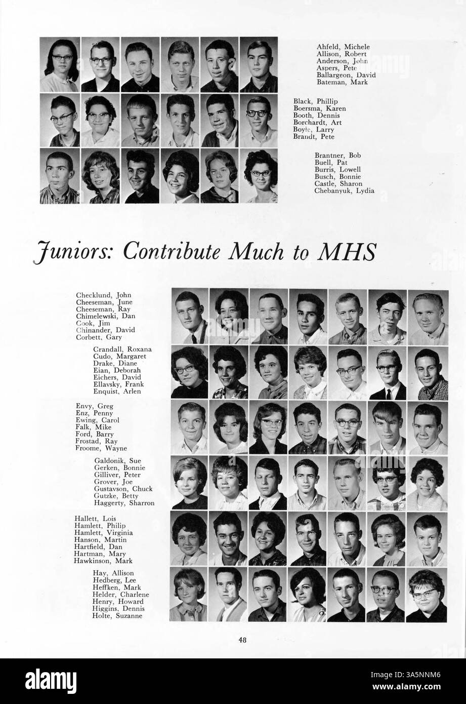 Marshall high schools 1964 yearbook hi-res stock photography and images ...