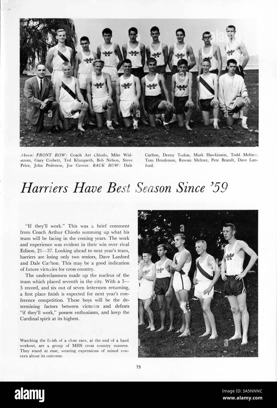 The 1964 Marshall High School yearbook features the highlights of ...