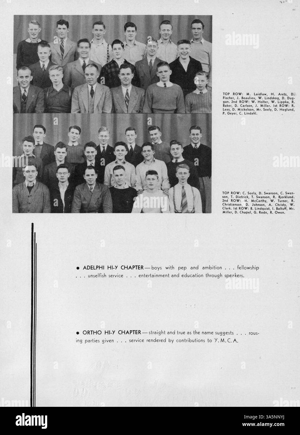 The 1940 Echowan yearbook from St. Louis Park High School documents key ...