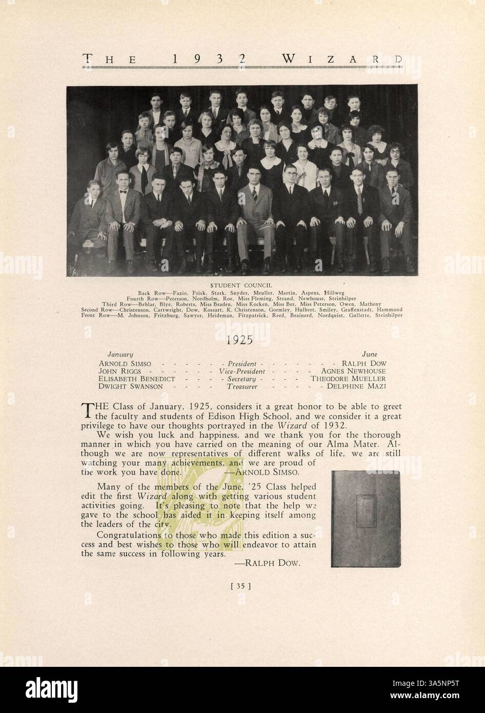 This high school yearbook from 1932 showcases the students, faculty ...
