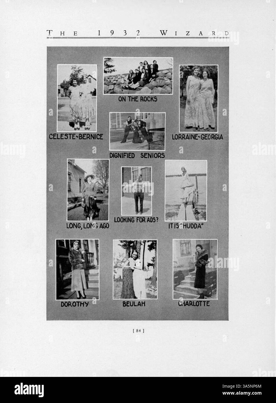 This 1932 Edison High School yearbook, 'Wizard,' features students ...