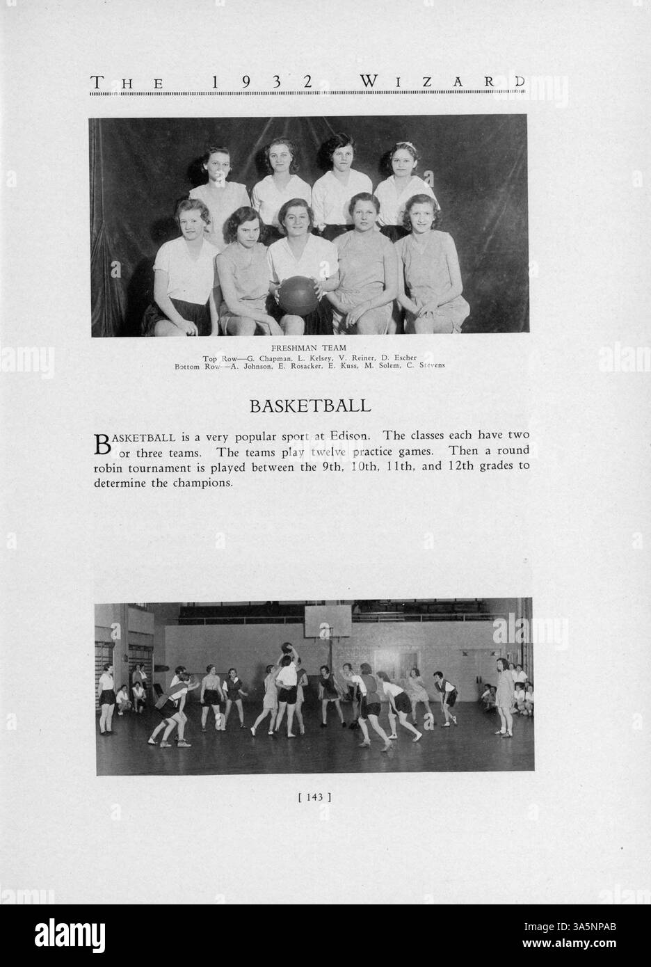 The 1932 Edison Yearbook highlights the school's activities, including ...