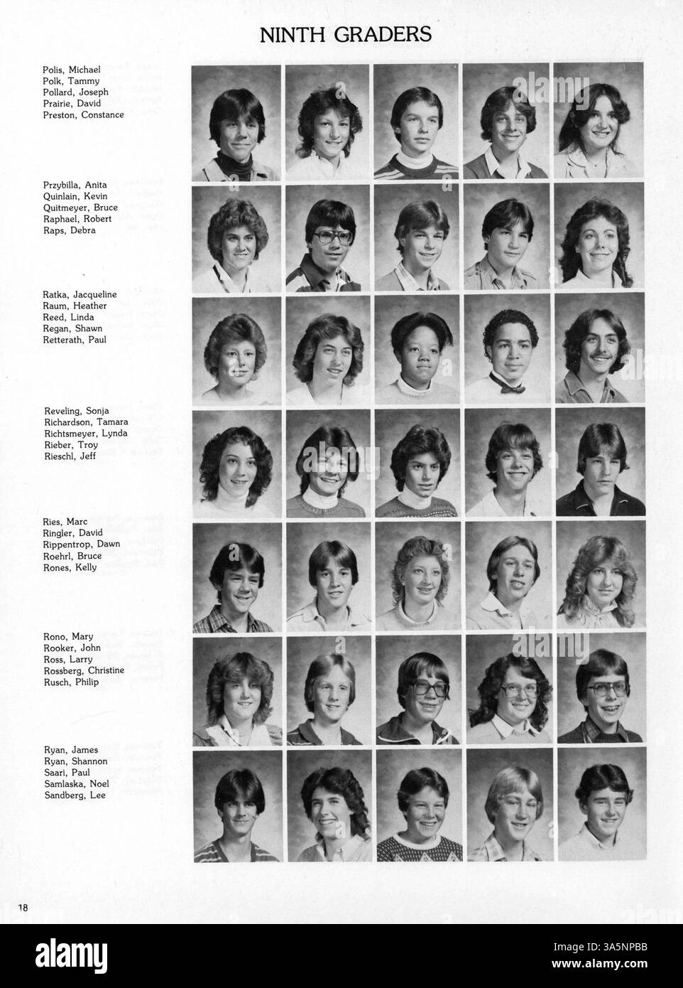 This 1983 yearbook from North View Junior High showcases the students ...