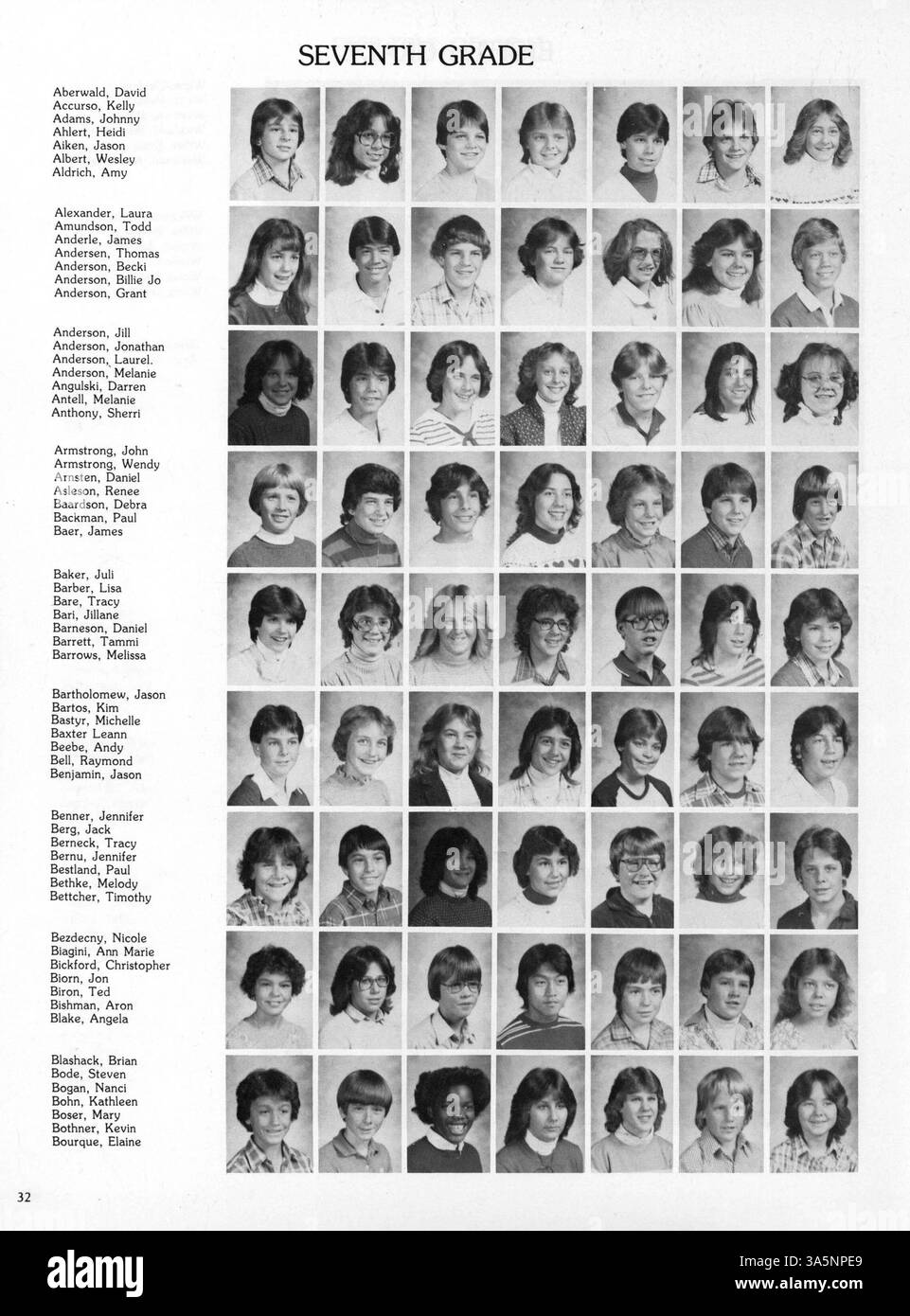 This 1983 yearbook from north view junior high features students hi-res ...