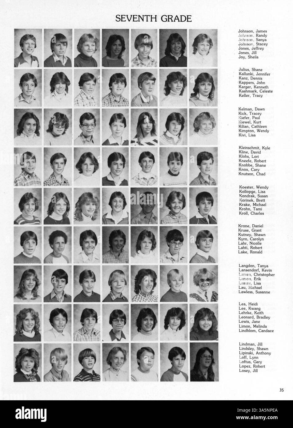 The 1983 yearbook from North View Junior High highlights students ...