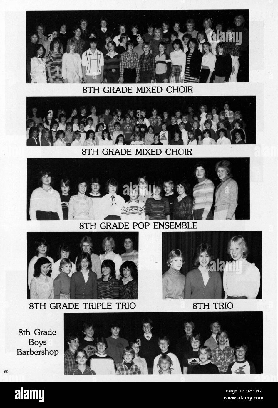 The 1983 yearbook from North View Jr. High documents the students ...