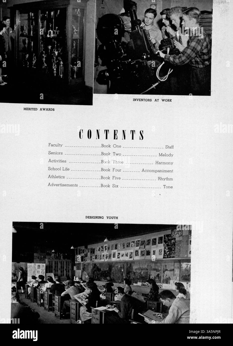 The Wizard Yearbook from 1943 highlights student portraits, club ...