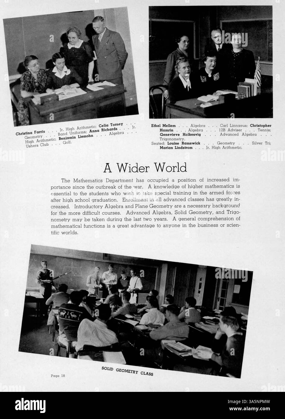 This high school yearbook captures the key moments from the 1942-1943 ...