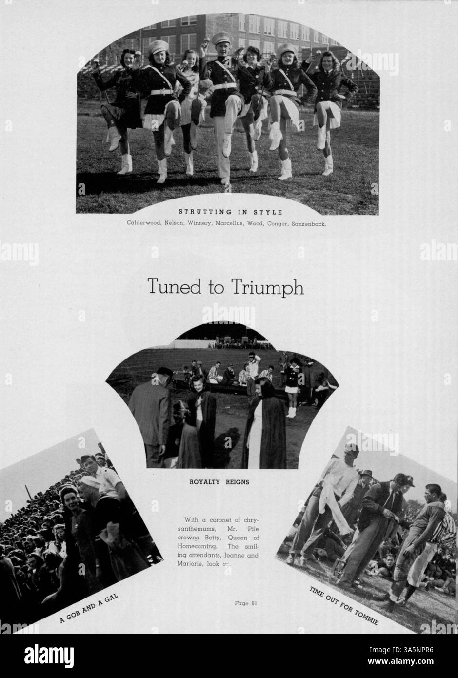 The 1943 'Wizard' yearbook from Edison High School captures the 1942 ...