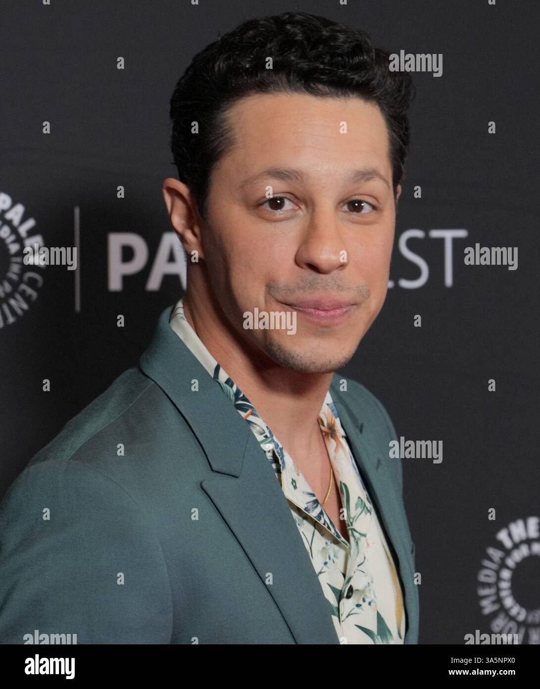 David Del Rio arrives at the PaleyFest LA, USA. , . (Photo By Sthanlee ...