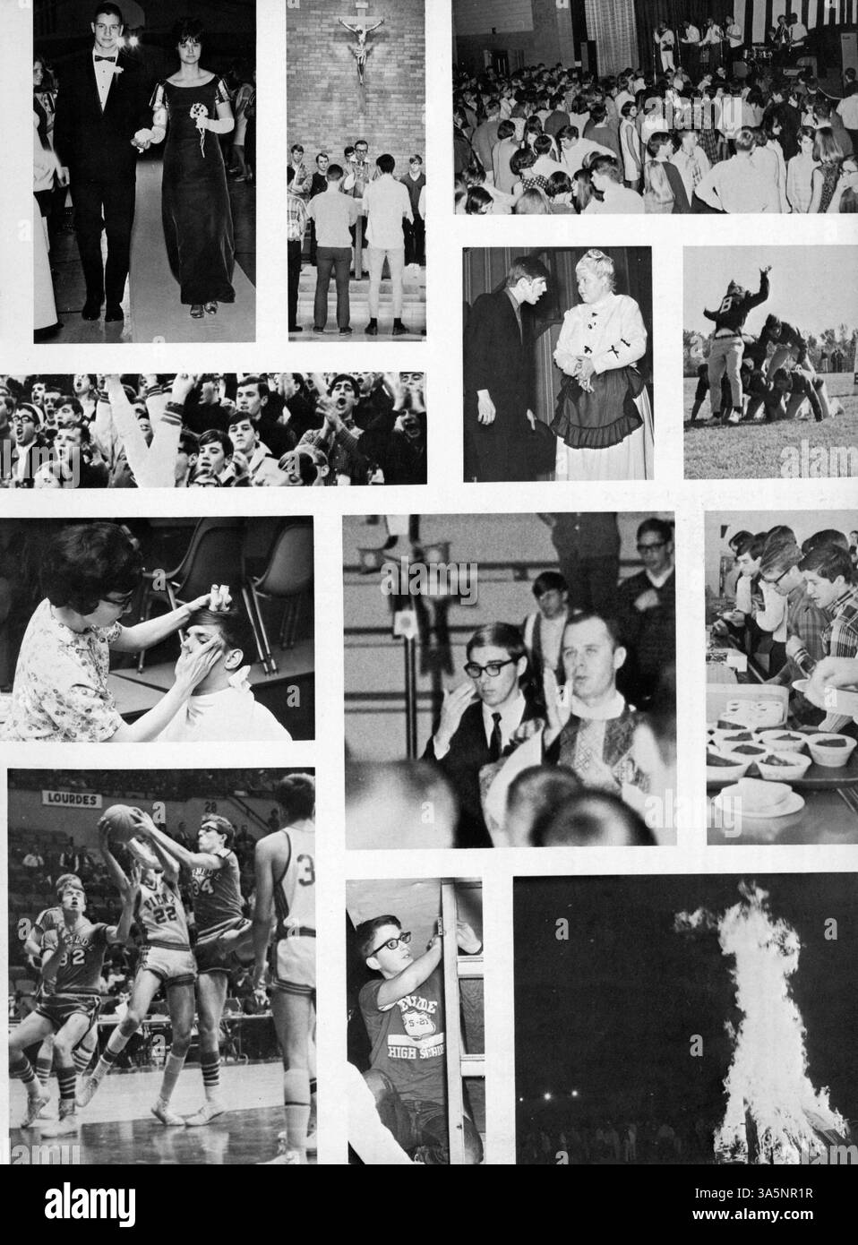 The 1967 Benilden yearbook highlights the school’s athletic ...