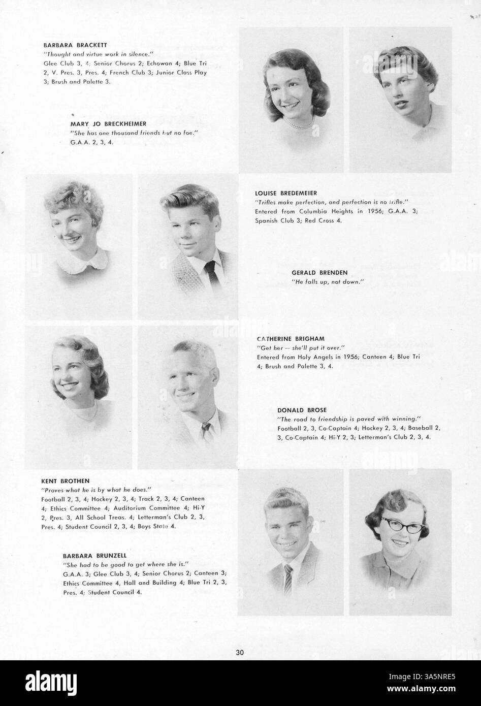 This yearbook, Echowan 1958, highlights the 1957-1958 school year at St ...