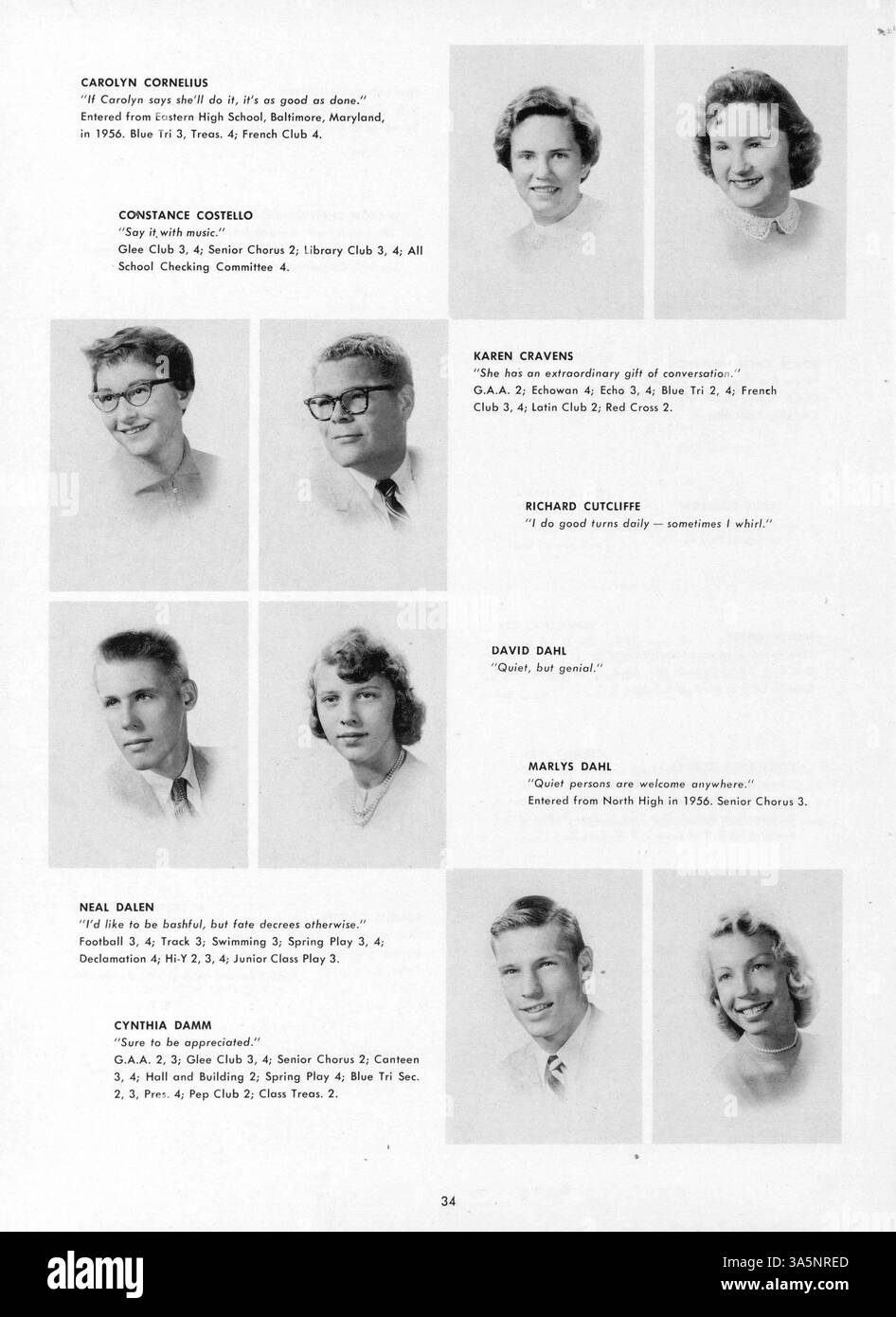 Echowan 1958, the yearbook of St. Louis Park High School, features ...