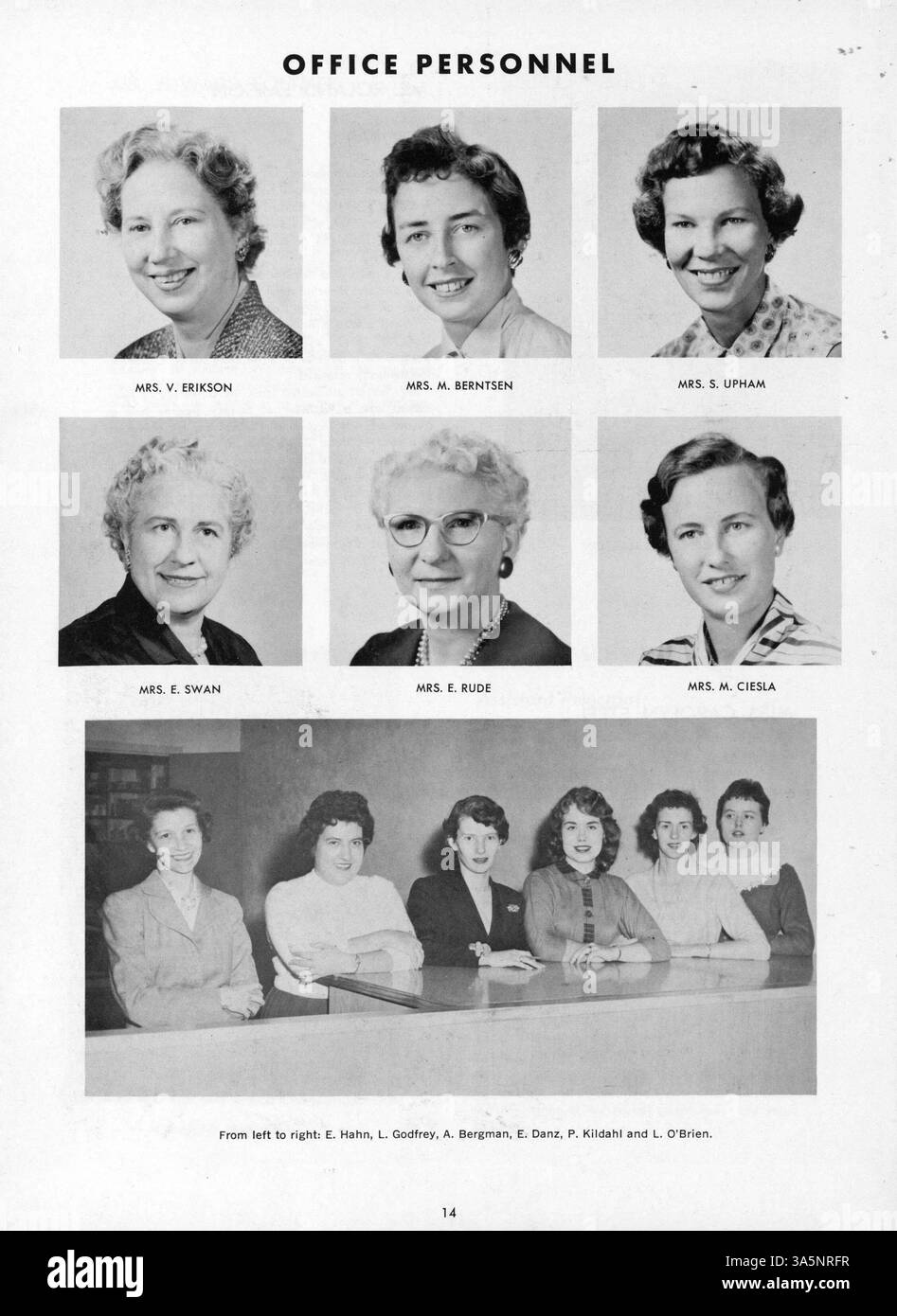 The 1958 Echowan yearbook from St. Louis Park High School offers a ...