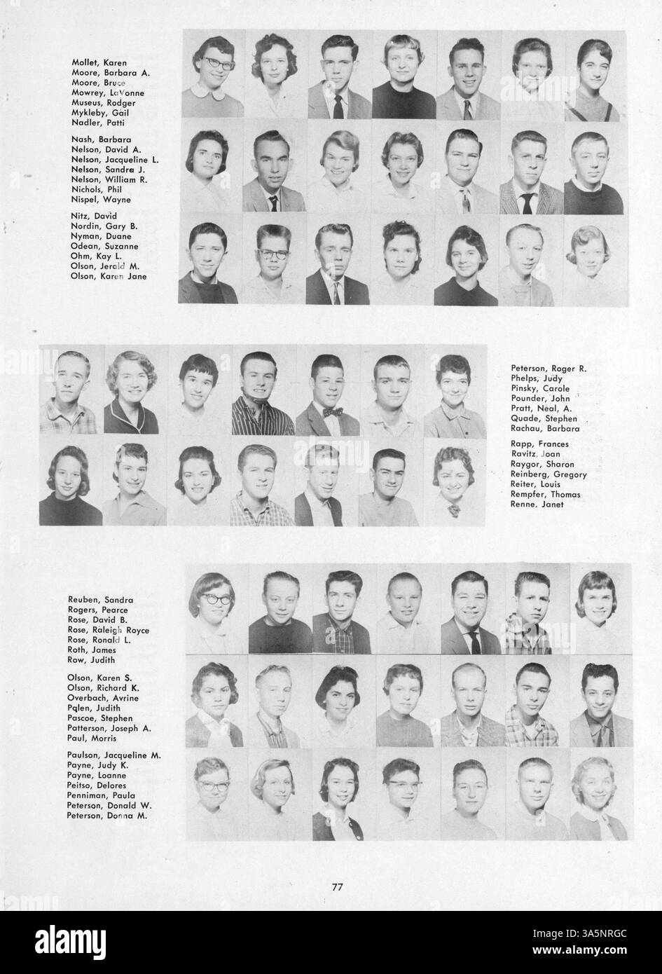 The 1958 Echowan yearbook from St. Louis Park High School showcases the ...