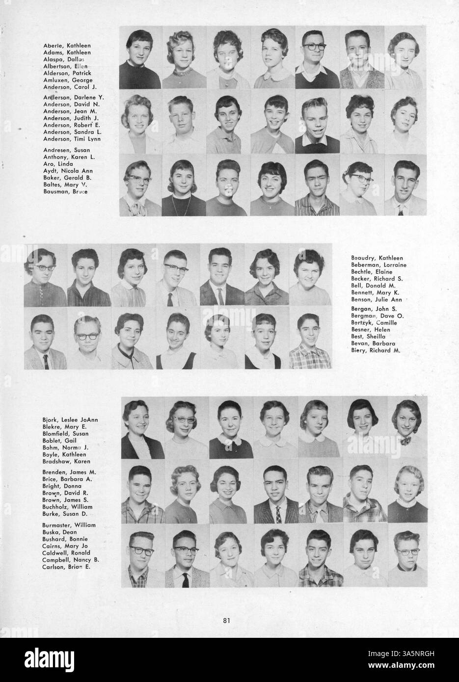 The 1958 edition of the Echowan yearbook from St. Louis Park High ...