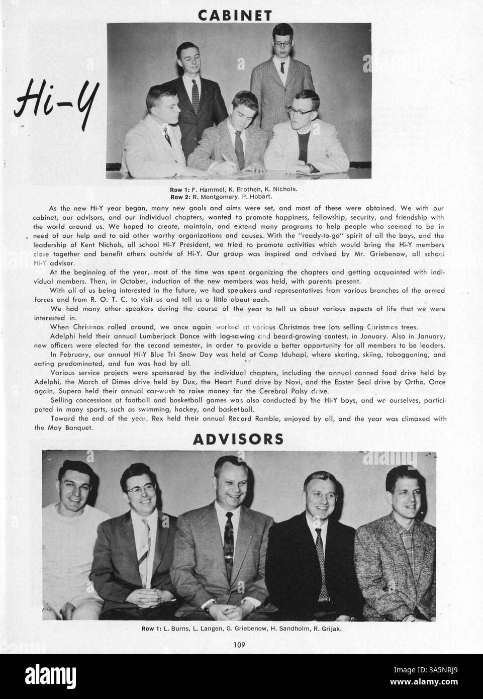 The 1958 'Echowan' yearbook from St. Louis Park High School ...