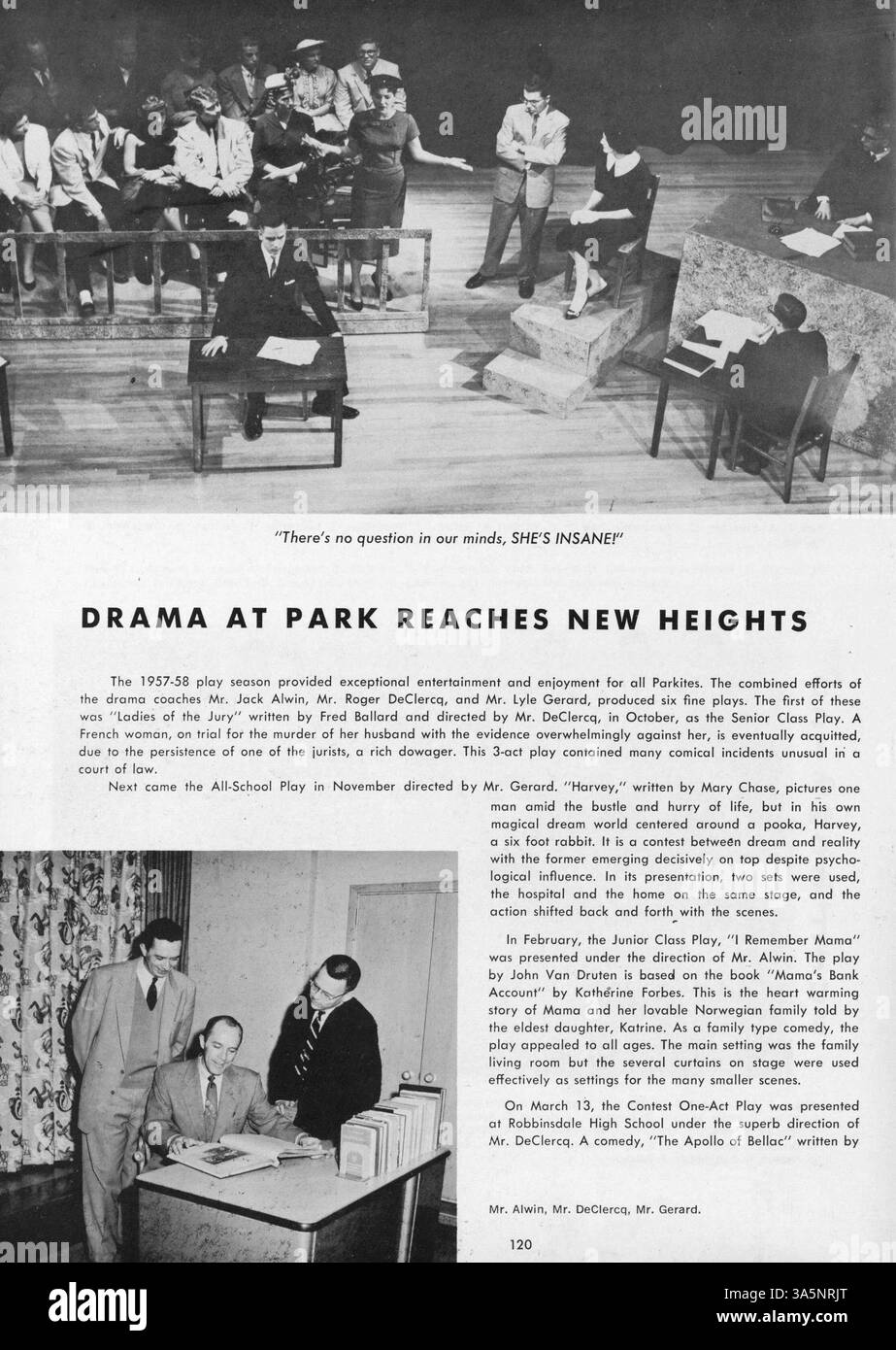 The 1958 'Echowan' yearbook from St. Louis Park High School features ...