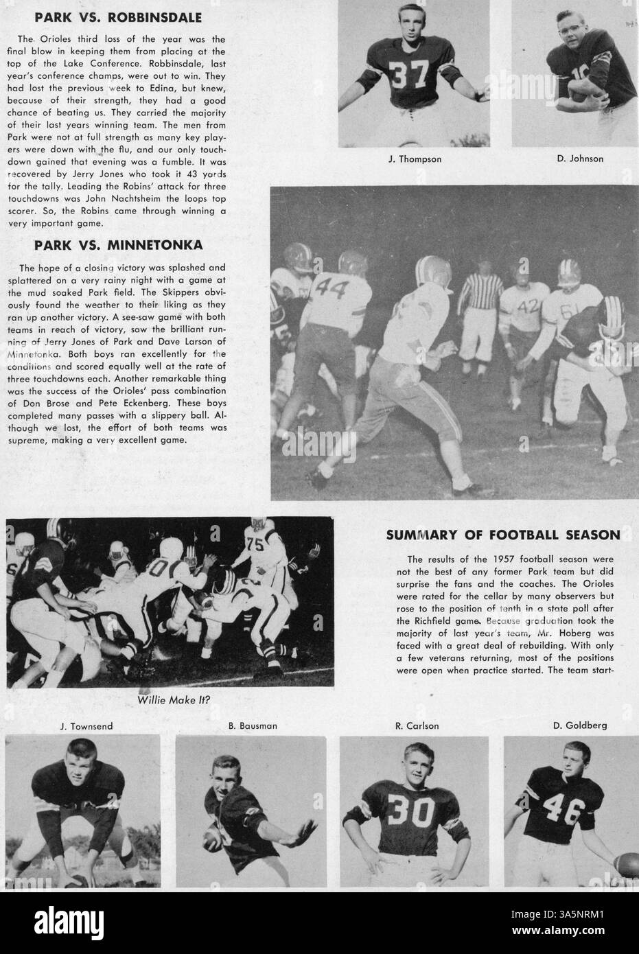 The 1958 Echowan yearbook from St. Louis Park High School features ...