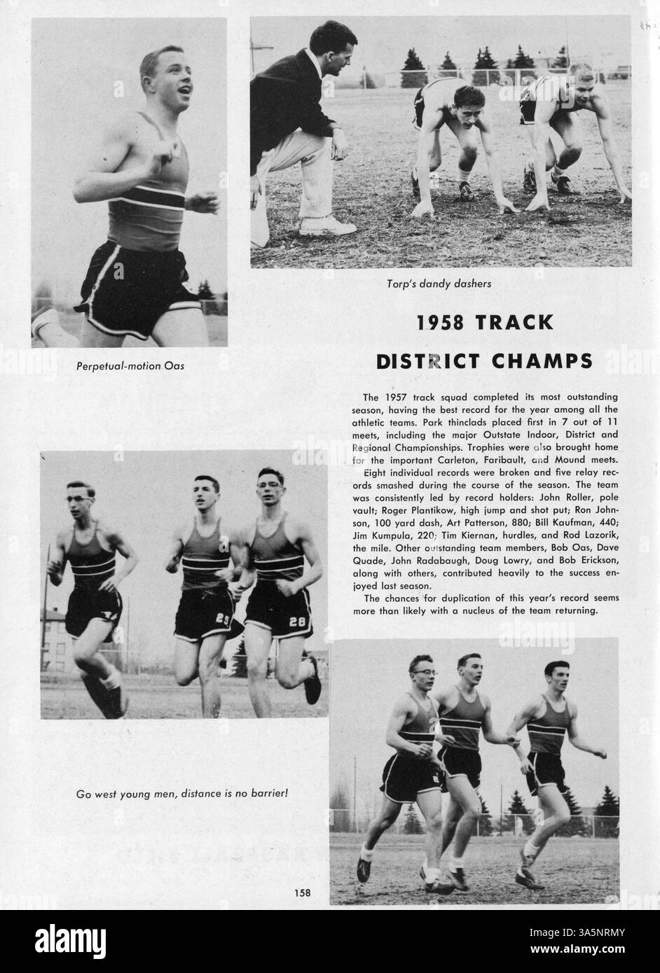 The 1958 edition of the Echowan yearbook captures key moments of ...