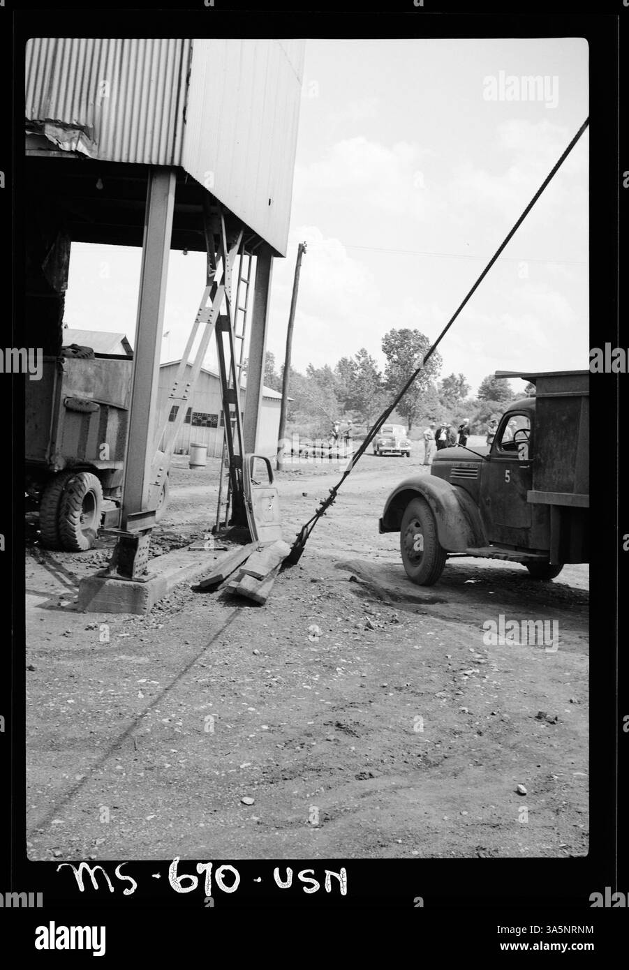The waste end of the Chinook Tipple at Ayrshire Collieries Corp.’s ...