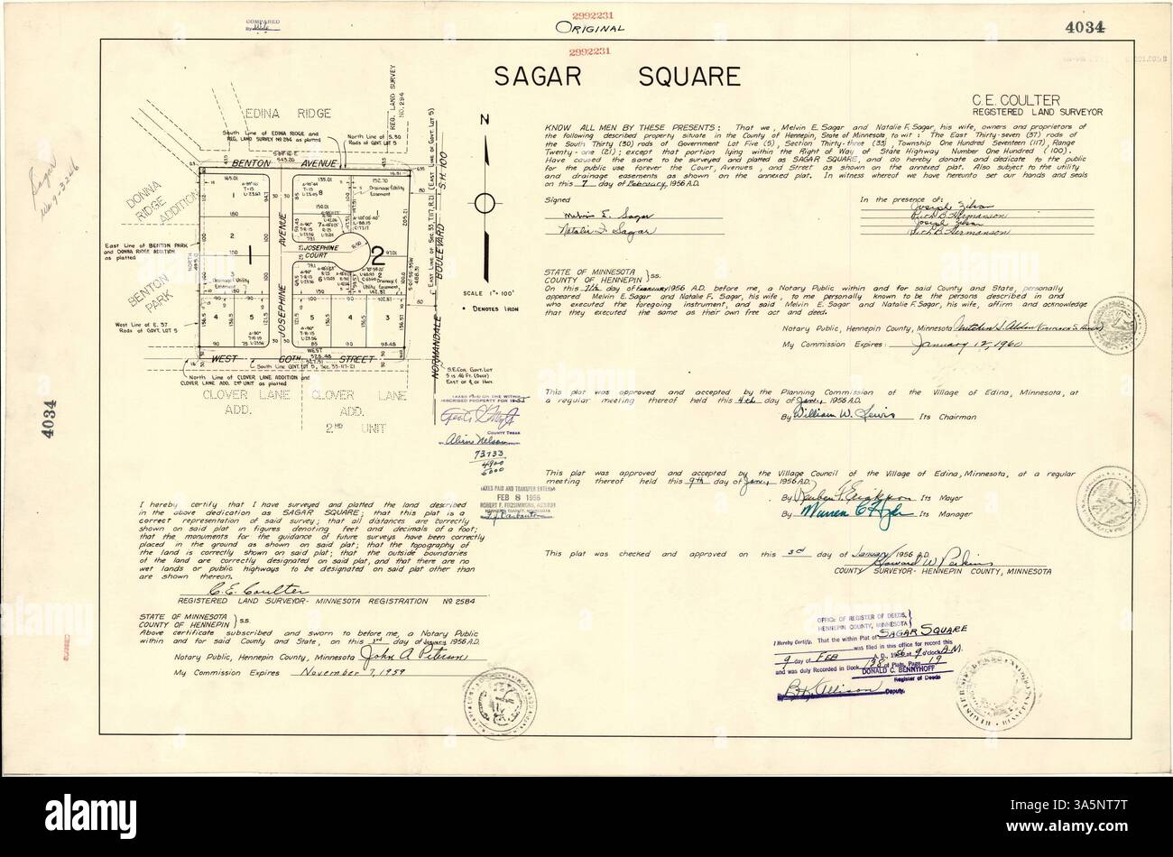 Sagar Square is a location documented in Hennepin County. The name likely refers to an area of ...