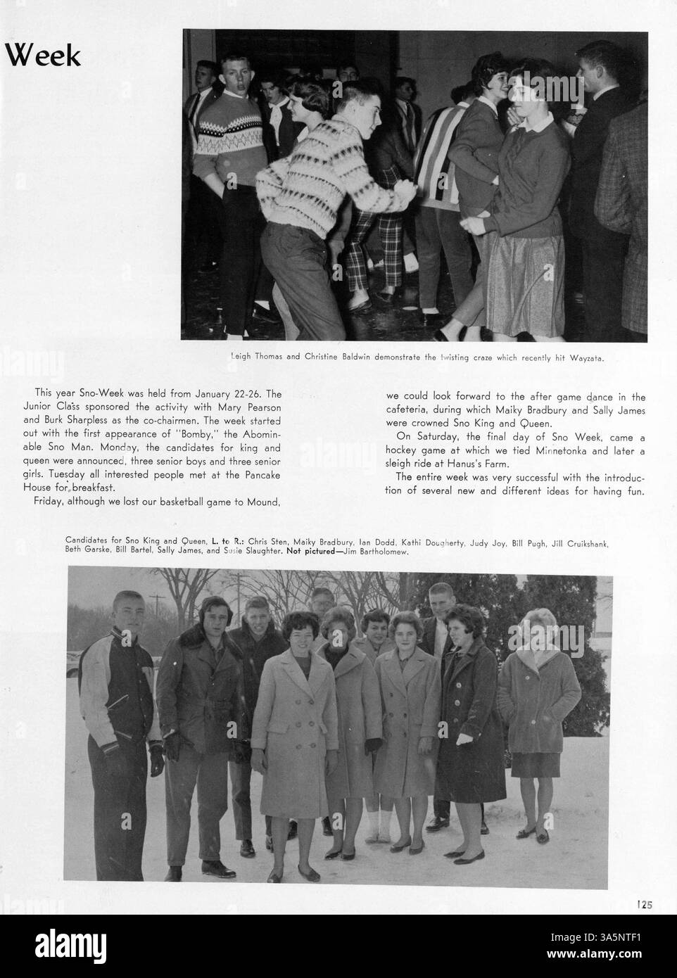 The 1962 Wayzata High School yearbook, Wayako 62, highlights the key ...