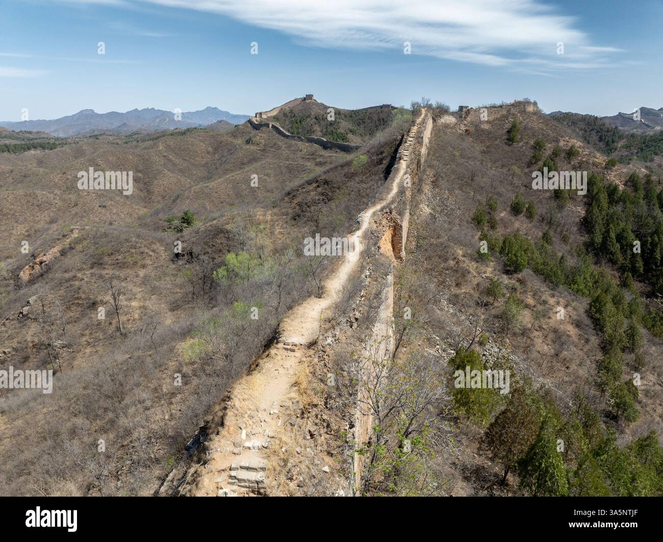 The old Han dynasty wall at Gubeikou. The hike from Gubeikou to ...