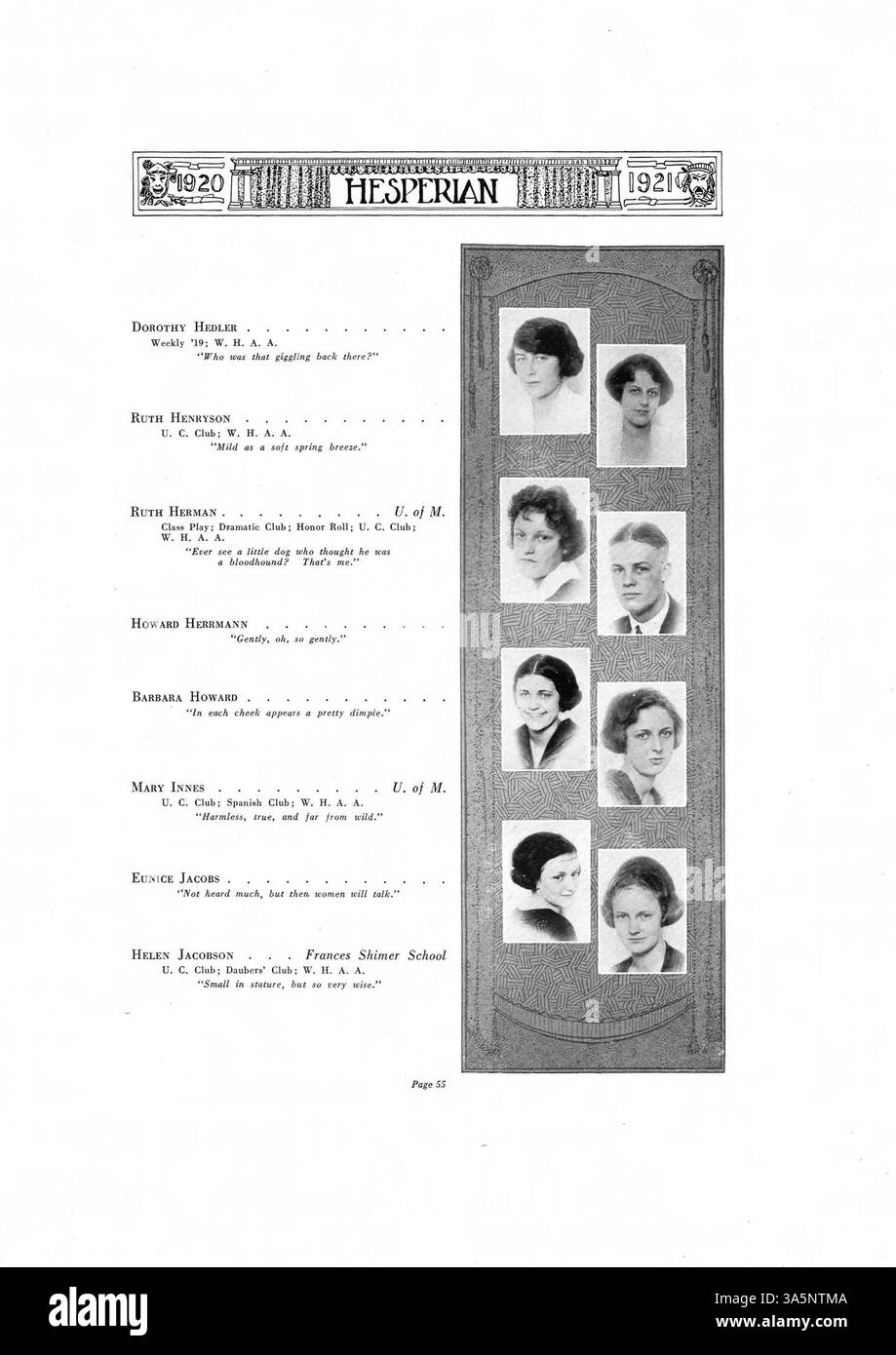 The 1921 edition of West High School’s Hesperian yearbook features the year’s key highlights ...
