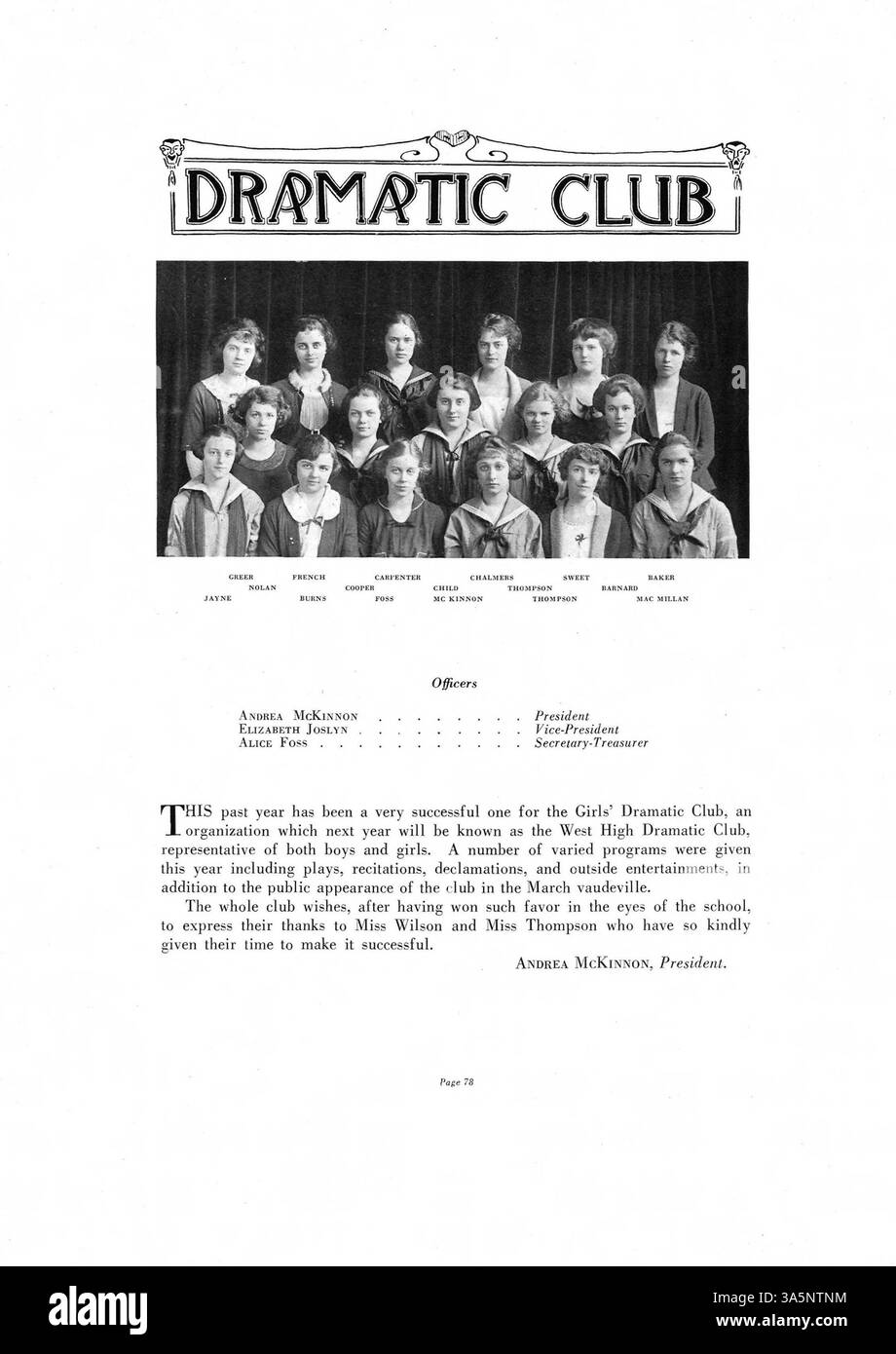 The 1921 Hesperian yearbook from West High School records key events of ...