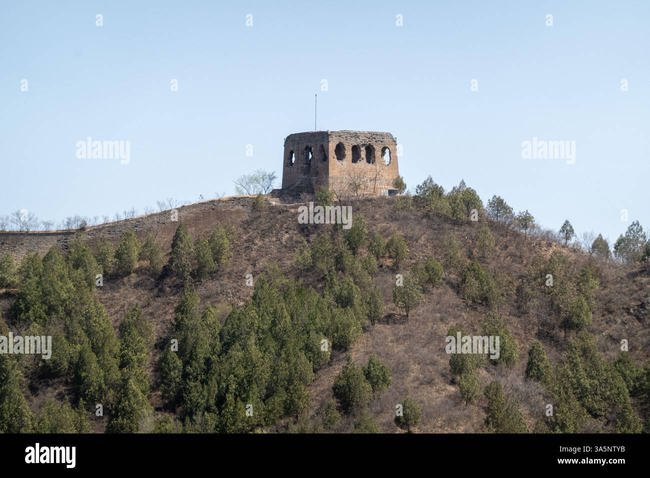 A watchtower at the Great Wall at Gubeikou. The hike from Gubeikou to ...