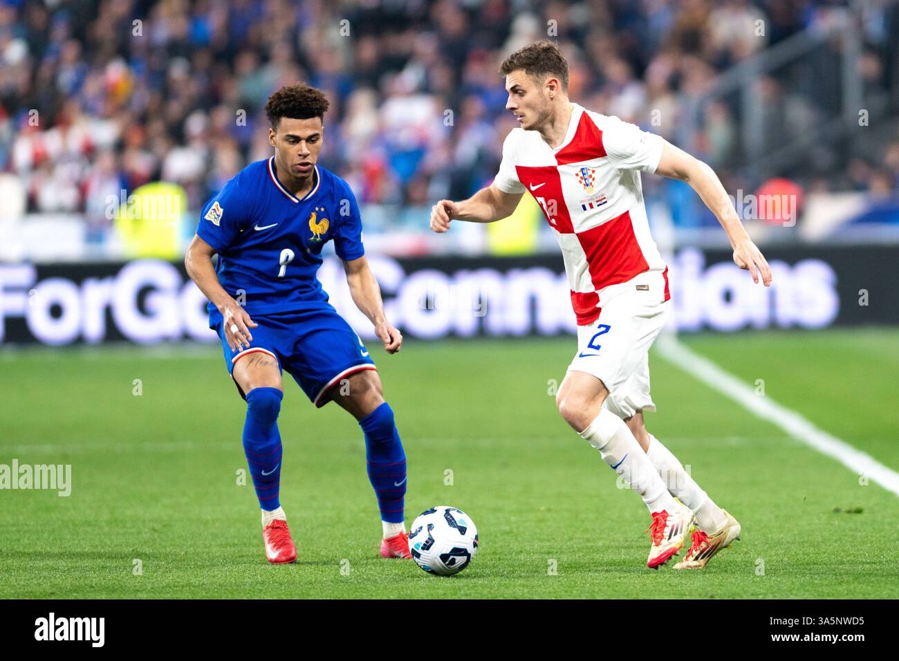 Josip Stanisic of Croatia during the UEFA Nations League, Quarter ...