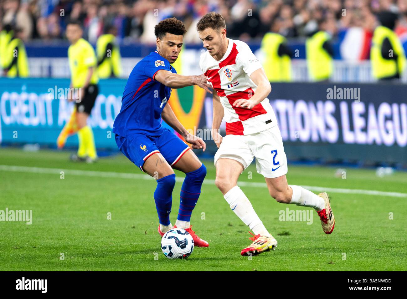 Josip Stanisic of Croatia during the UEFA Nations League, Quarter ...