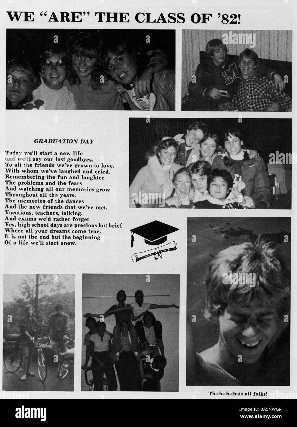 Yearbook from mound westonka high school captures the student body hi-res stock photography and ...