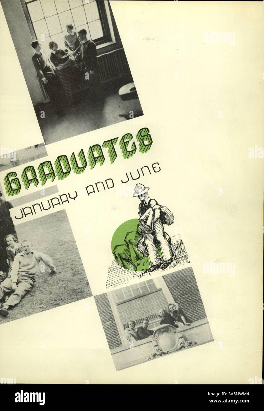 This high school yearbook from Washburn High School documents the ...