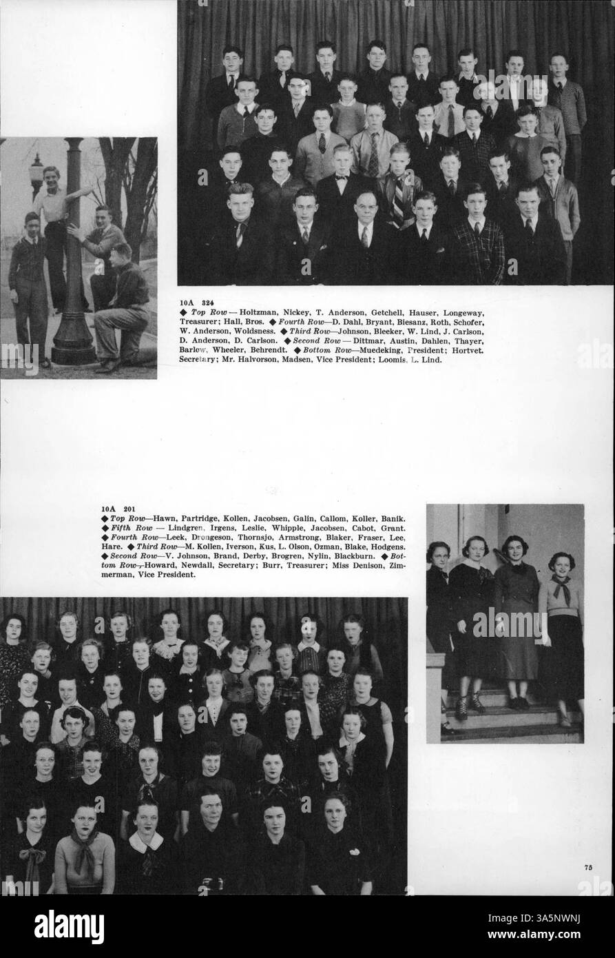 The 'Wahian' yearbook from 1937 captures the 1936-1937 academic year at ...