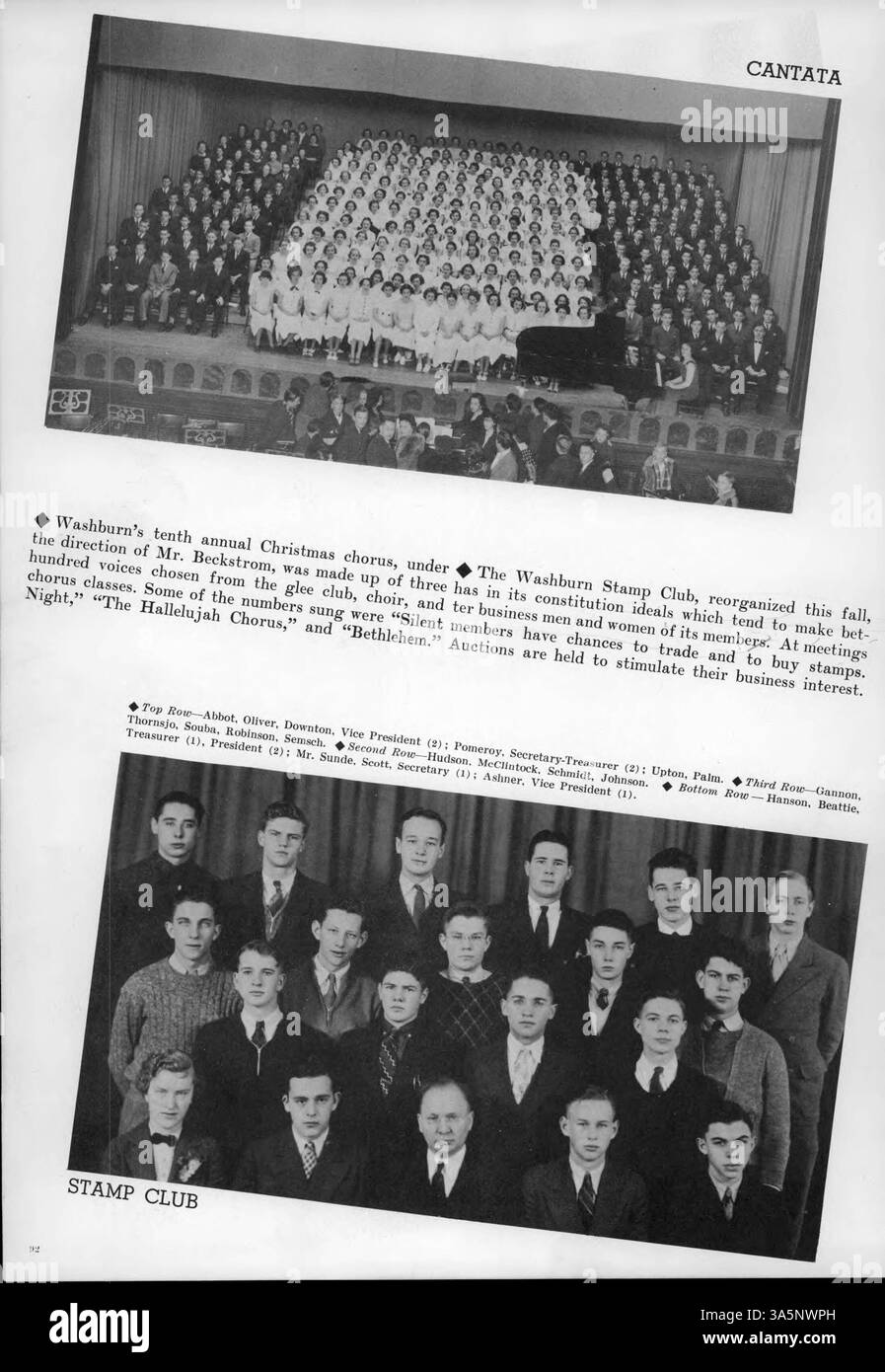 This high school yearbook from the 1936-1937 school year features ...