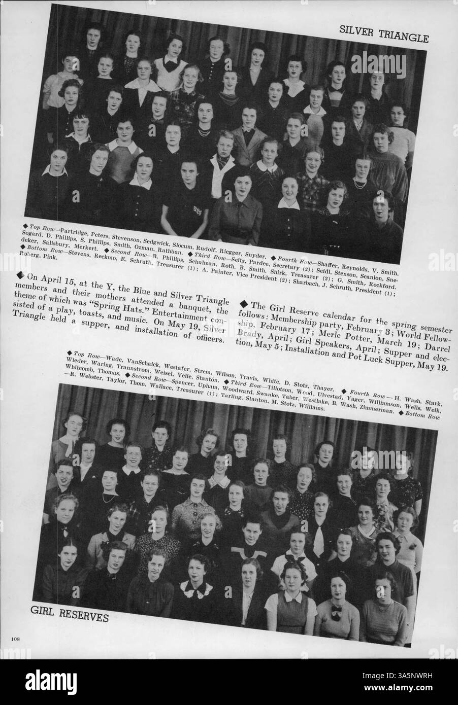 The Wahian Yearbook for 1937 from Washburn High School highlights the ...