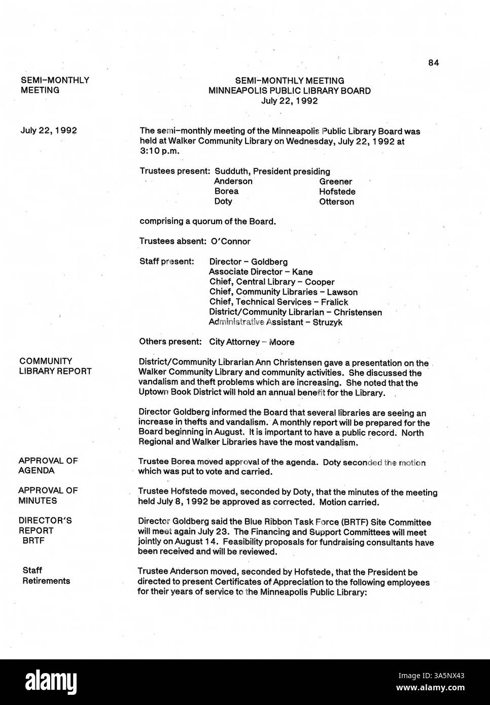 This document from 1992 details the minneapolis public library b hi-res ...