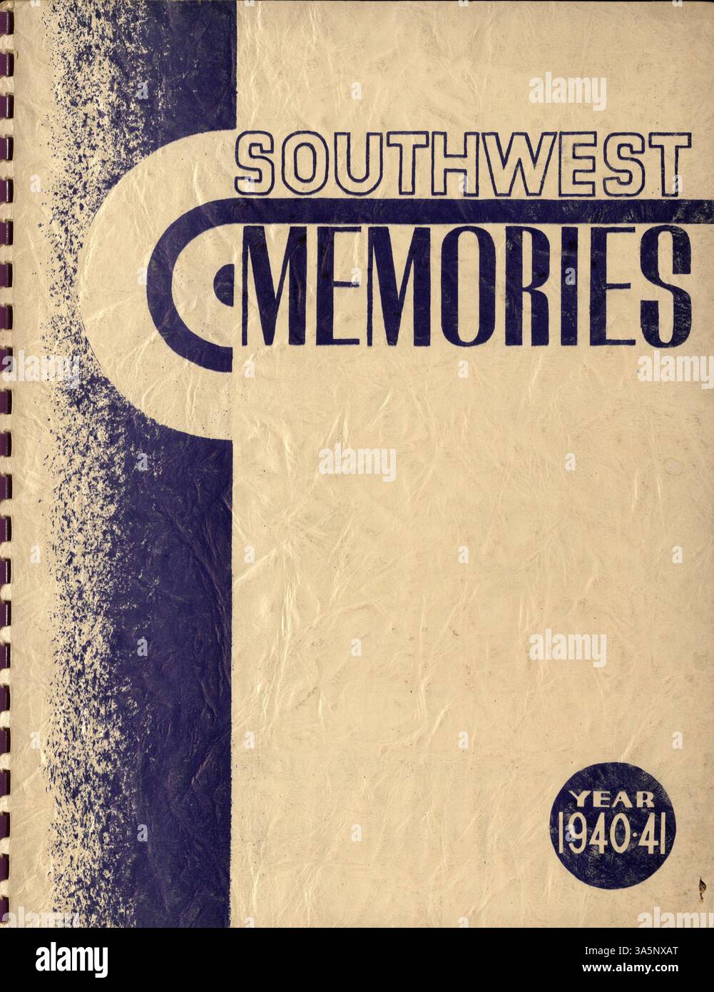The 1941 Southwest High Yearbook captures the school year with sections ...