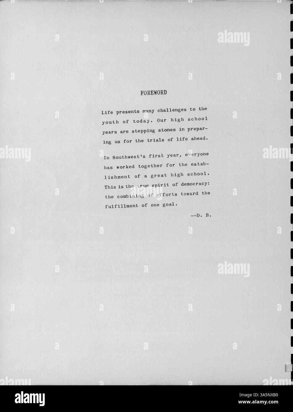 A 1941 high school yearbook featuring students, teachers, athletics ...