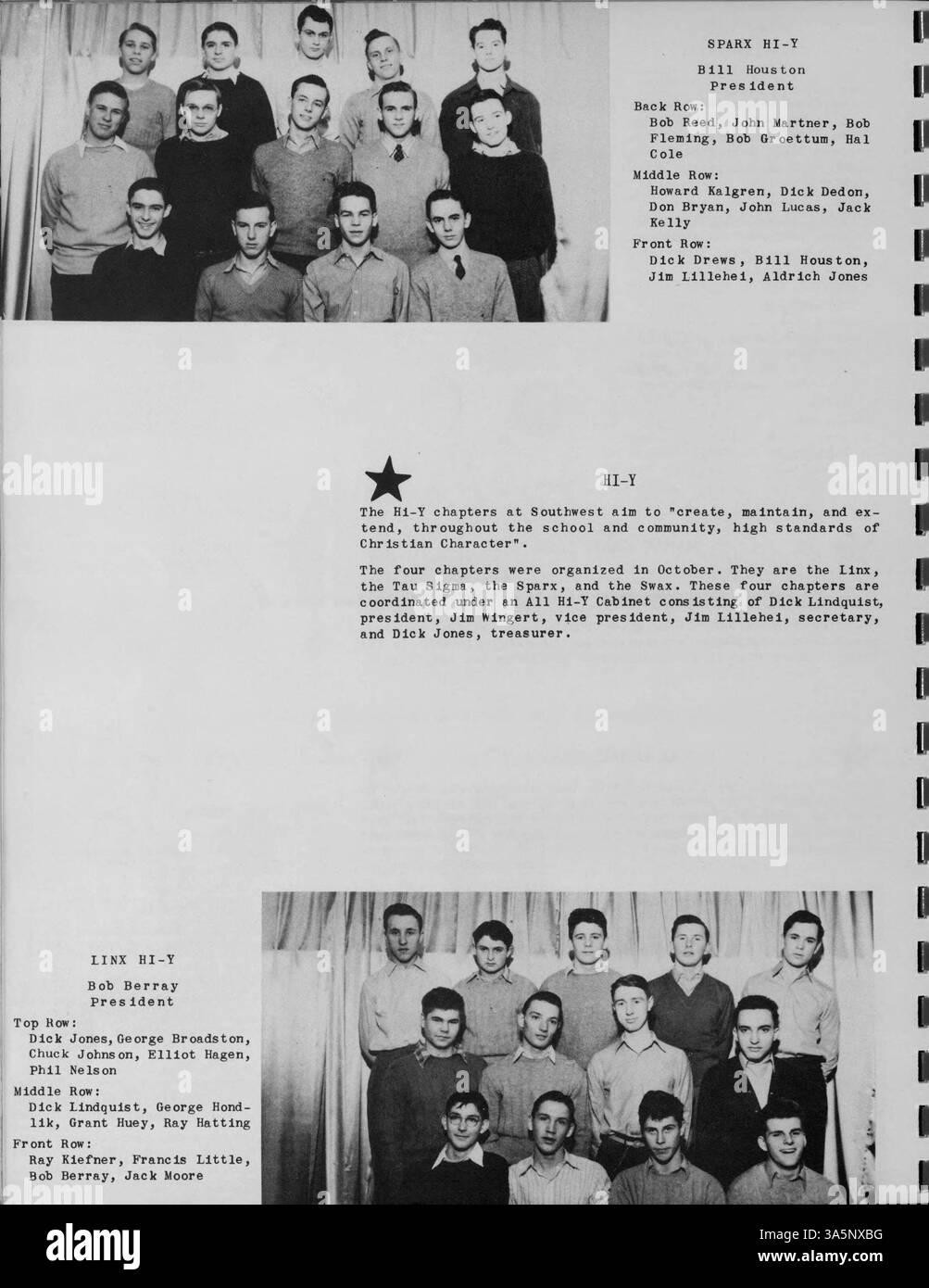 The 1941 Southwest High Yearbook captures the students, teachers ...