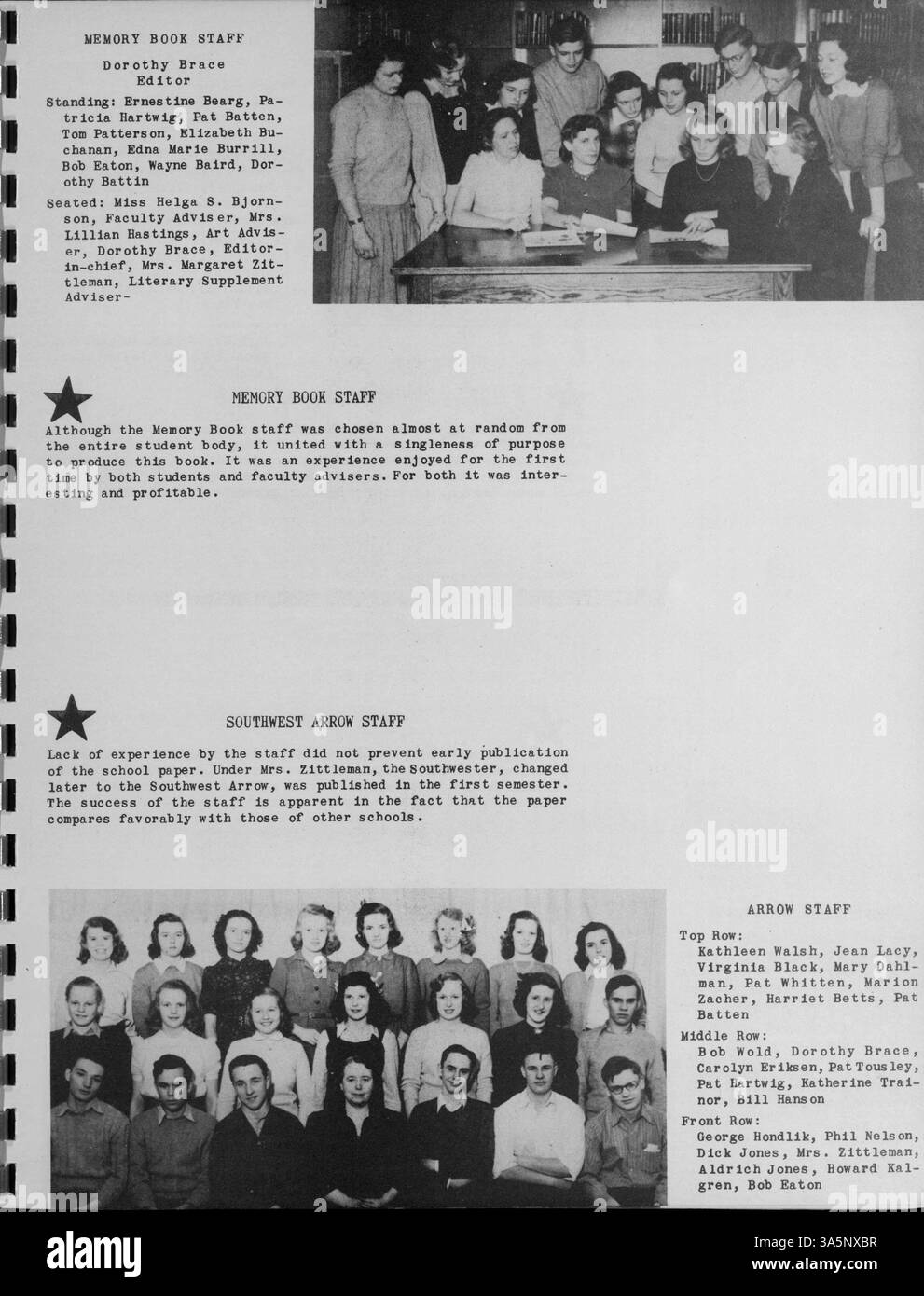 The 1941 Southwest High Yearbook documents student life, clubs ...